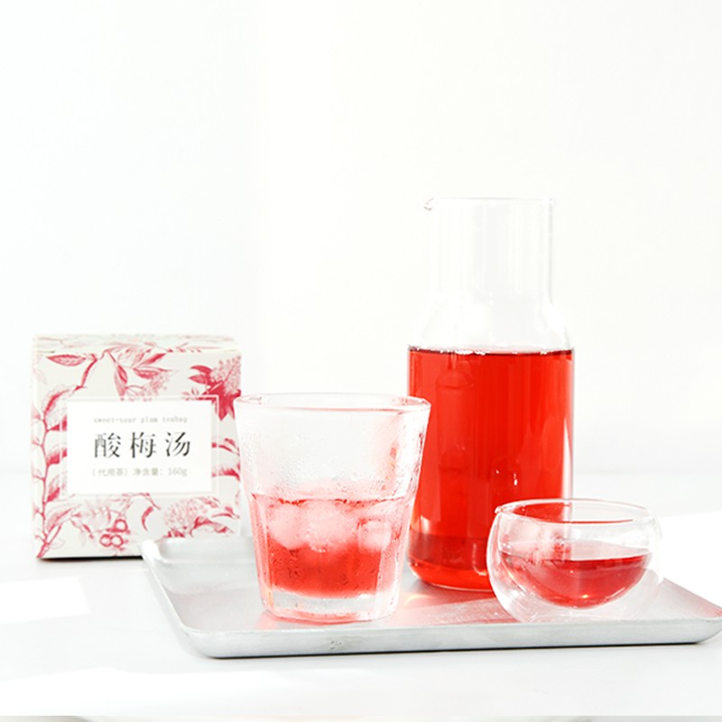 喜善花房 酸梅汤160g盒装冷泡热泡免煮酸梅汤三角茶包解渴解腻清爽酸甜