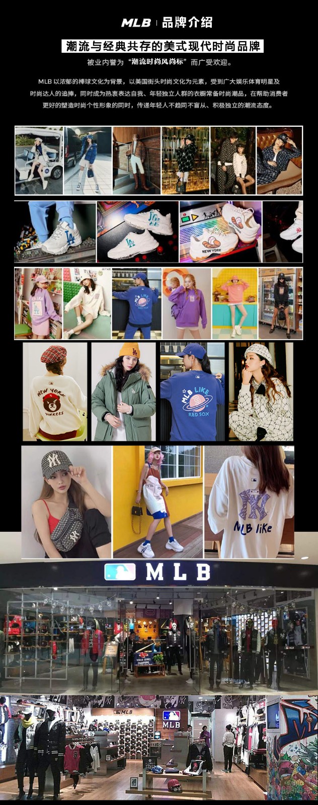 MLB男女复古几何老花托特包大容量休闲通勤百搭潮22秋冬新款3AORM042N